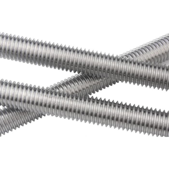Tige Filetée M3 Bar Tige Entièrement Filetée Acier Inoxydable Goujons ...