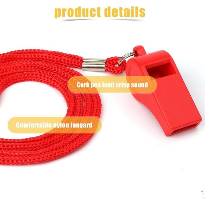 3Pcs Sifflet En Plastique Avec Lanière, Sifflet De Sport Sifflet ...