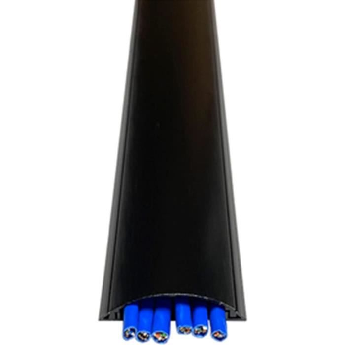 Cache Cable Gaine Management Rangement Goulotte Cache-Cordon Demi-Rond ...