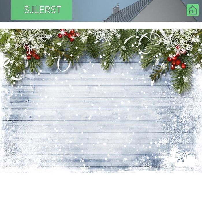 Sjlerst décors de Noël pour la photographie 2.1 * 1.5m/ 7 * 5ft ...