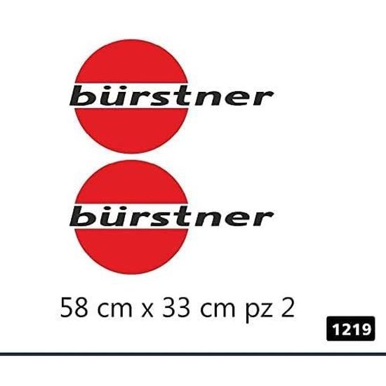 Sticker LOGO de 2-Caravane BURSTNER-58 x 33 cm-Autocollants pour ...