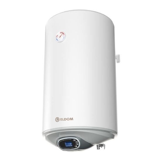 Chauffe-eau électrique - ELDOM - WV08046EW - 80 Litres - 2 kW - Wi-Fi - Écran TFT couleur ...