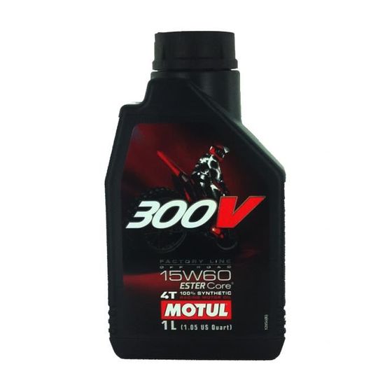 Huile Moteur Motul 300V Factory Line Off Road 15W60 - Bidon de 1 L - Cdiscount Auto
