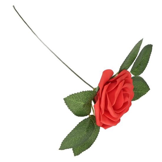 Fleurs artificielles - SONEW - Roses Champagne Rouge - 25 pièces - 7,6 ...