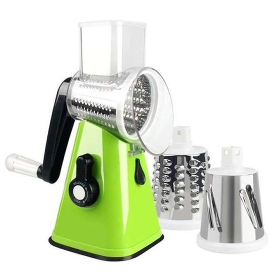 GL21615-Coupe tambour multifonction 3 en 1. râpe rotative. robot ...
