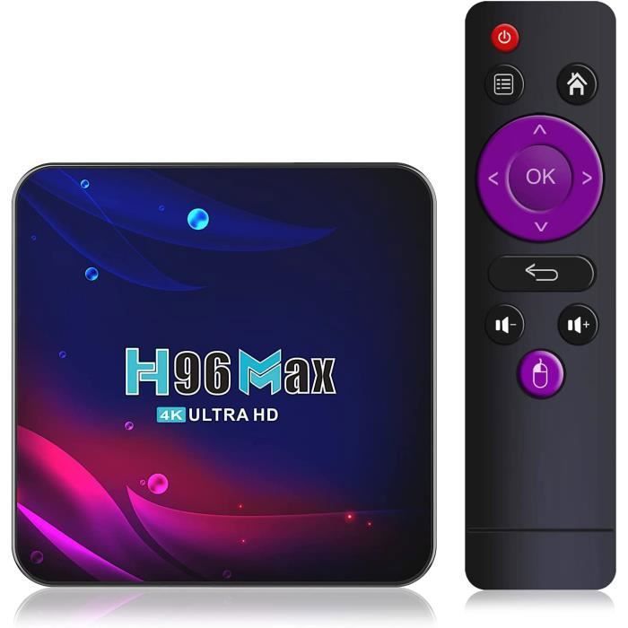 TV Box - H96 Max V11 - 4K HD Bluetooth 40 - WiFi 24G 58G - Noir - Cdiscount TV Son Photo