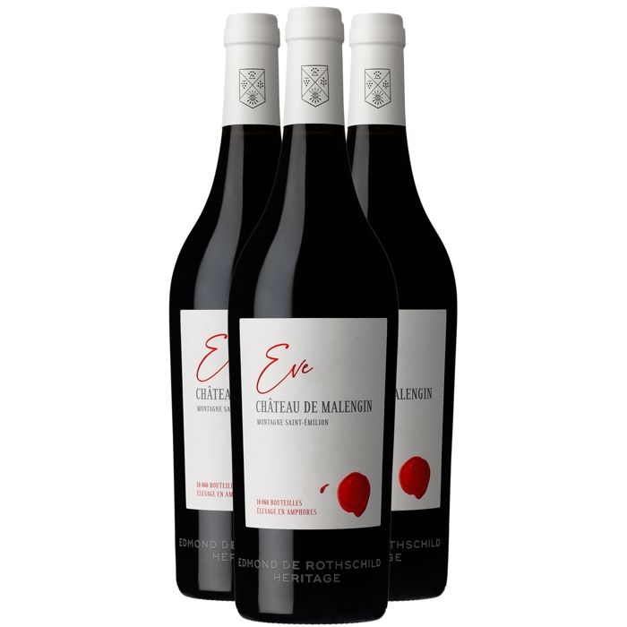 Edmond de Rothschild Montagne-Saint-Emilion Château de Malengin Eve 2022 - Vin Rouge de Bordeaux ...