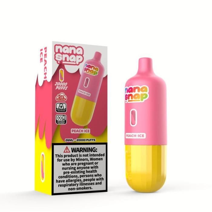Puff Nana Snap Peach Ice 2% - Cdiscount Au quotidien