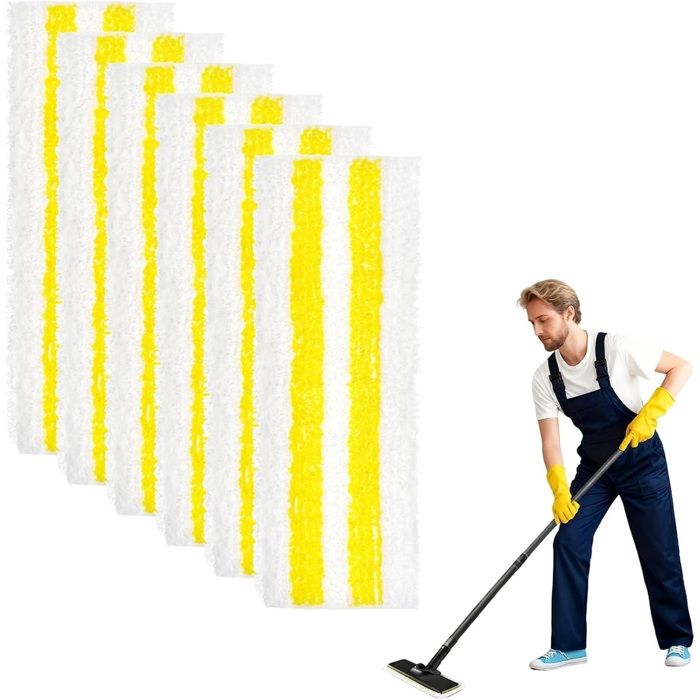 6 PCS Nettoyeurs Vapeur Recharge Kit,pour Kärcher EasyFix SC 1, SC 2 ...