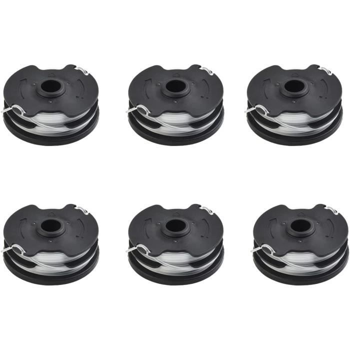 Lot De 6 Bobines De Fil De Coupe Double Pour Tondeuse À Gazon Greenworks Greenworks G40Lt ...
