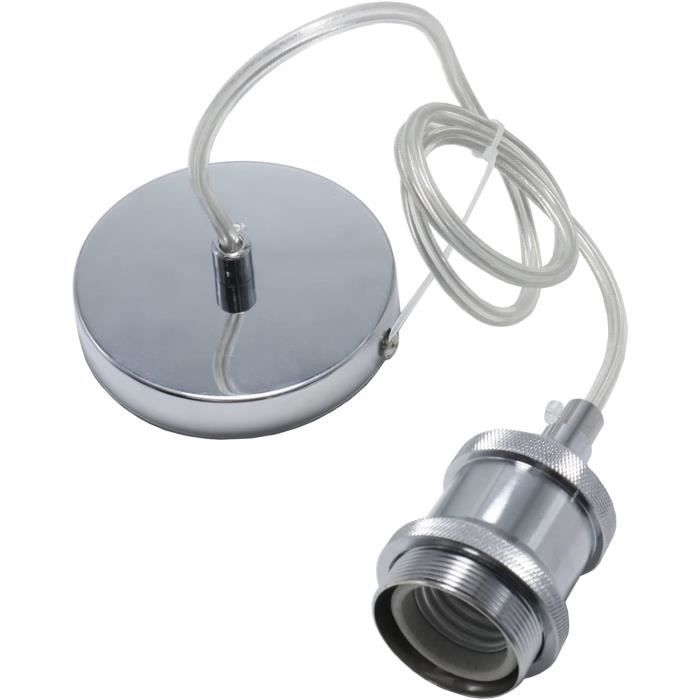 E27 Lampes Suspendue Accessoires Avec 1 Mètre De Câble Réglable ...