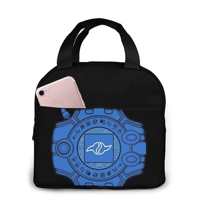 Digimon Logo Lunch Tote Bag, Sac à lunch réutilisable étanche étanche ...