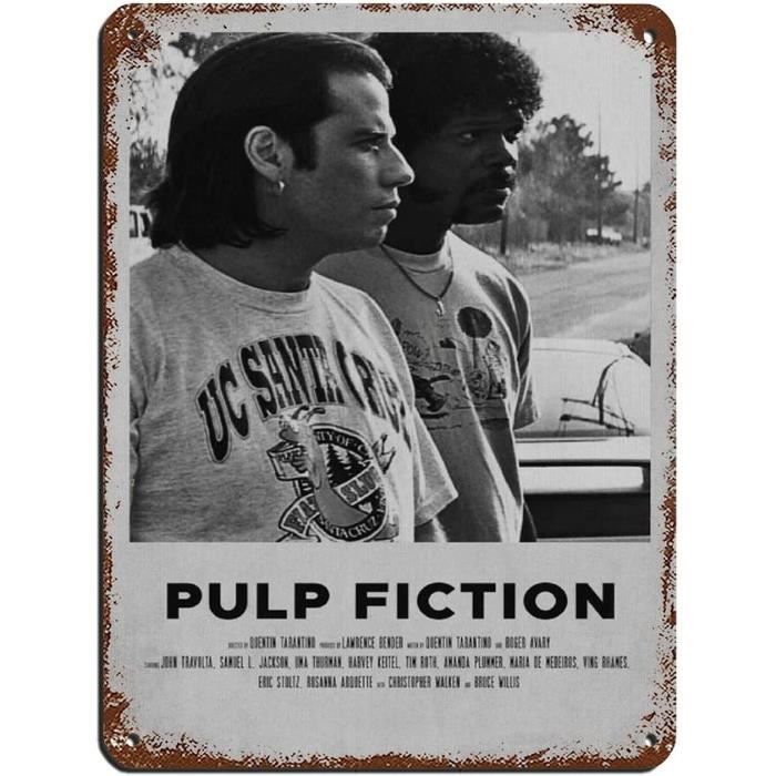 Affiche rétro de la série « Pulp Fiction 6 » en métal pour ...