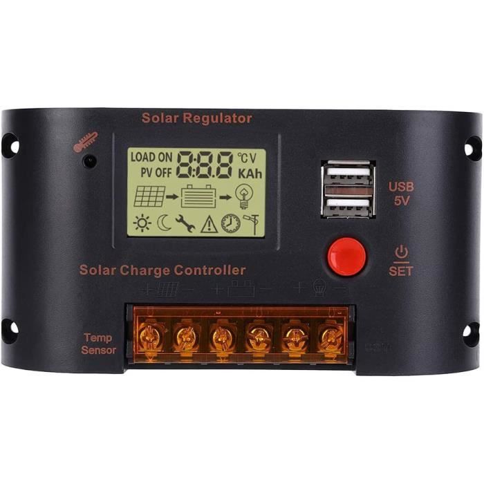 Contrôleur solaire batterie régulateur de panneau solaire contrôleur de production d'énergie ...