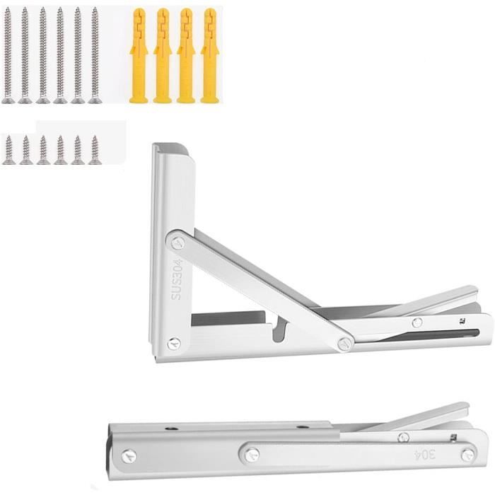 Tablette Murale Rabattable,Equerre Etagere,Équerres De Fixation Murale ...