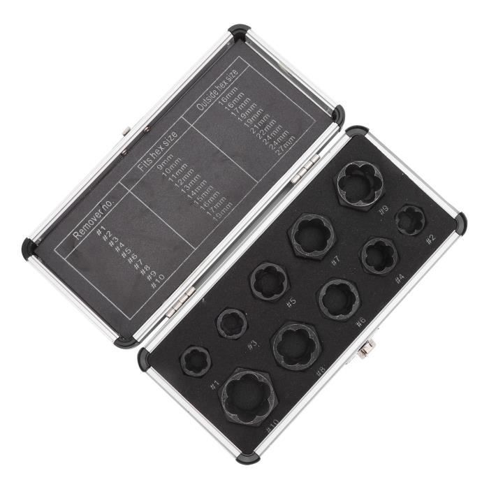 Extracteur De Boulon D'Écrou Endommagé 10 Pièces Extracteur D'Écrou Extracteur De Boulon ...