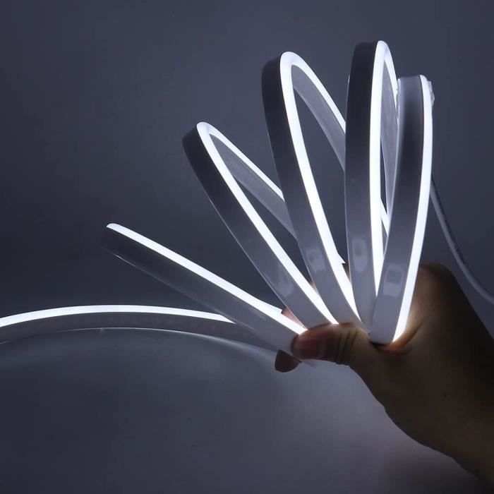Ruban Led Néon, 230V 120 Leds-M Silicone Ip65 Etanche Découpable ...