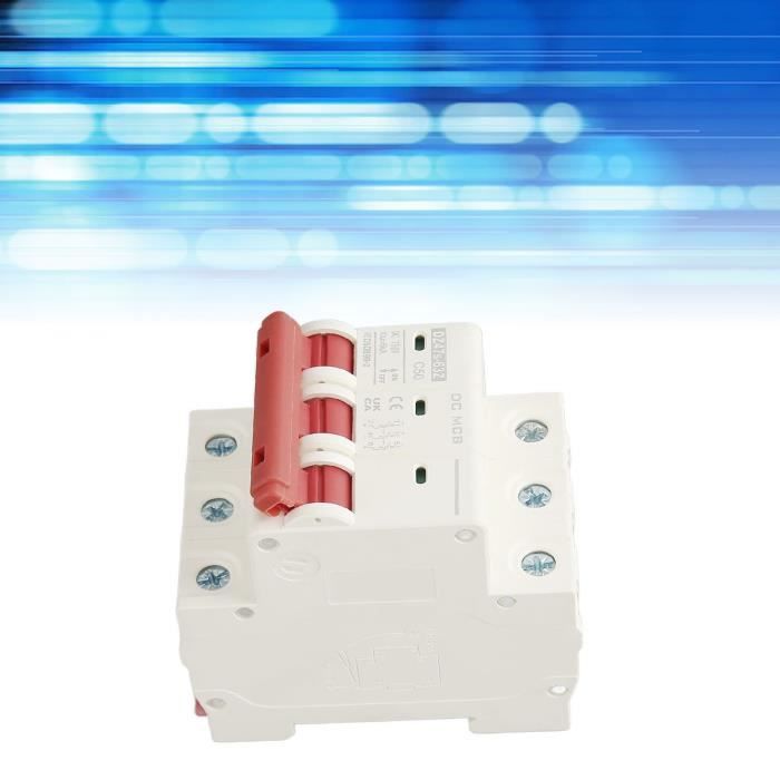 Disjoncteur DC - EJ.LIFE - DZ47s 63Z - 50A - 6000A - Installation sur rail DIN - Cdiscount Bricolage