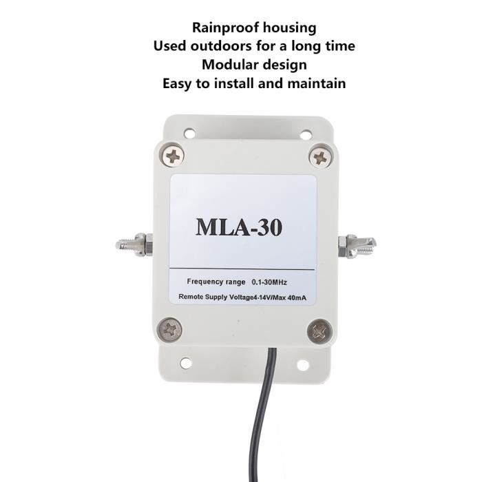 EJ.life Antenne Réception Active Forme En Boucle Boîtier Étanche ...