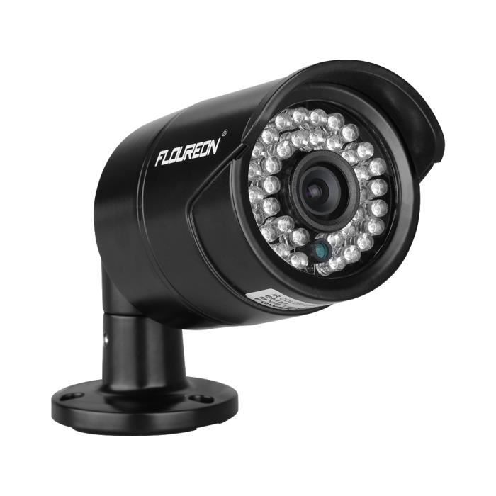 FLOUREON 1200TVL Caméra de Sécurité Vision Nocturne Étanche IP66 1/3 ...