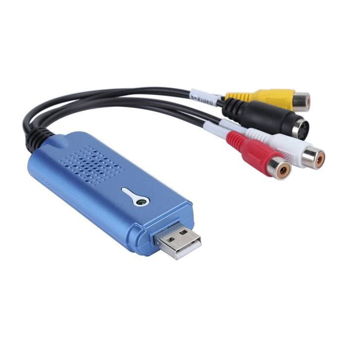 HURRISE Pour la capture vidéo AV sur ordinateur USB Carte de capture 1 ...