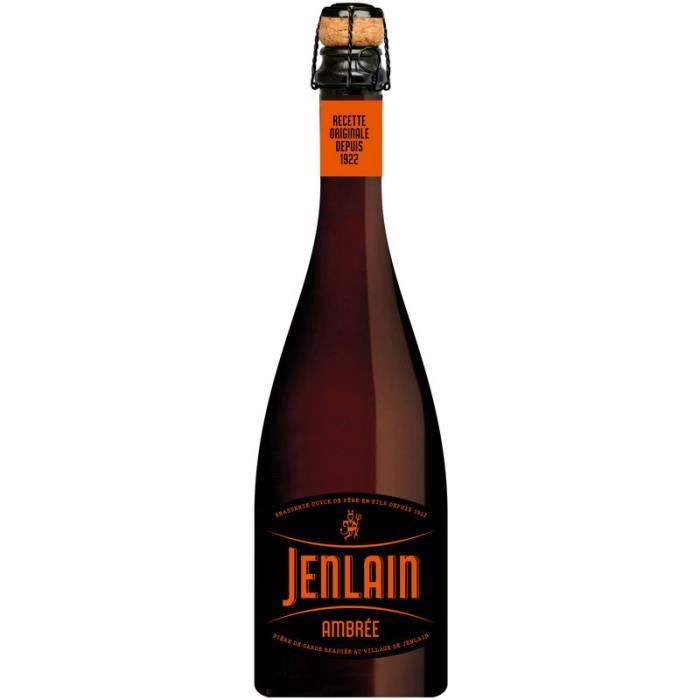 JENLAIN L'originale Bière blonde alcool 7,5 % Vol. 75cl - La cave Cdiscount