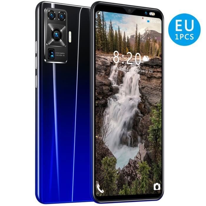 X50 Mini Smart Mobile Phone 3D Couverture arrière plaquée en verre ...