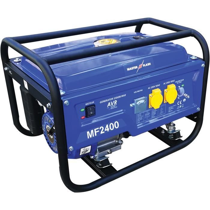 Groupe électrogène à essence MF2400 MASTER FLASH - 2500W max - 95dB(A ... Groupe électrogène à essence MF2400 MASTER FLASH - 2500W max - 95dB(A ...