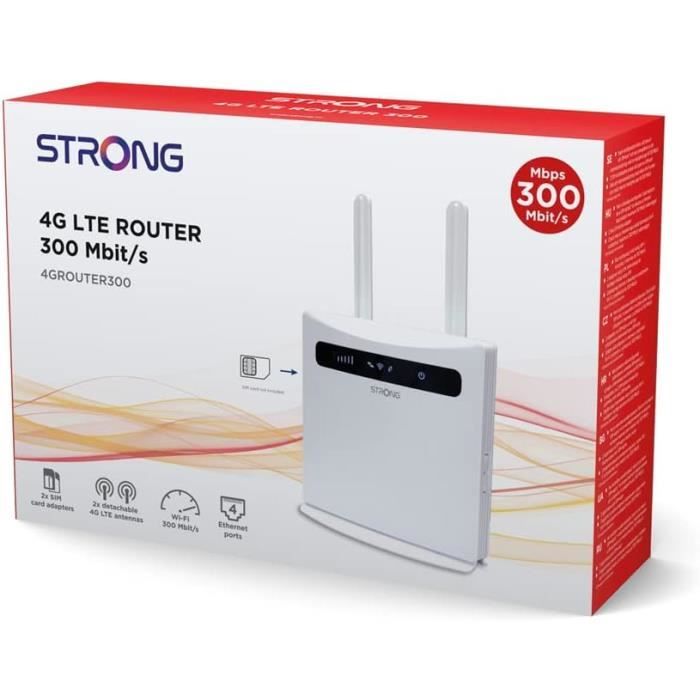 Routeur 4G Lte Cat 4 150 Mbps|Wifi 300 Mbps|Modem|Hotspot|4 Ports ...