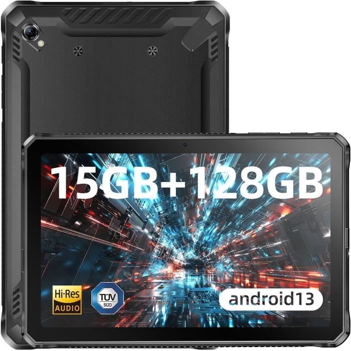 R10 Tablette Incassable Avec Stylet Android 13 10.36 Pouces 2.4K ...