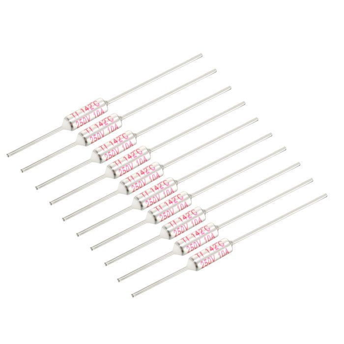 SOURCING MAP température coupure circuit fusible thermique 250V 10A 142°C 10Pcs - Cdiscount ...