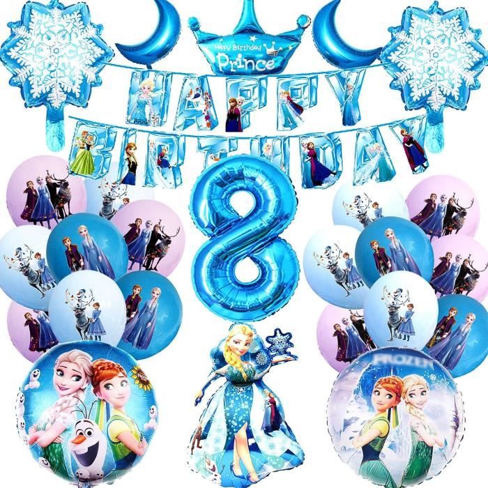 Decoration Anniversaire Reine Des Elsa 8 Ans, Decoration Reine Des Elsa ...