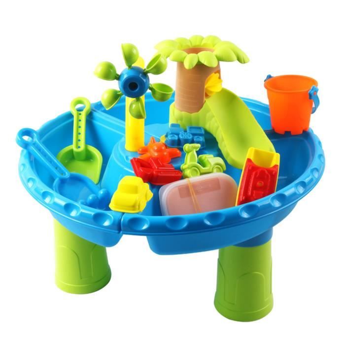 Outdoor 4 en 1 Fun Sand Water Table Sandbox Table Jouets Jouets D exterieur pour Enfants Cdiscount Jeux Jouets