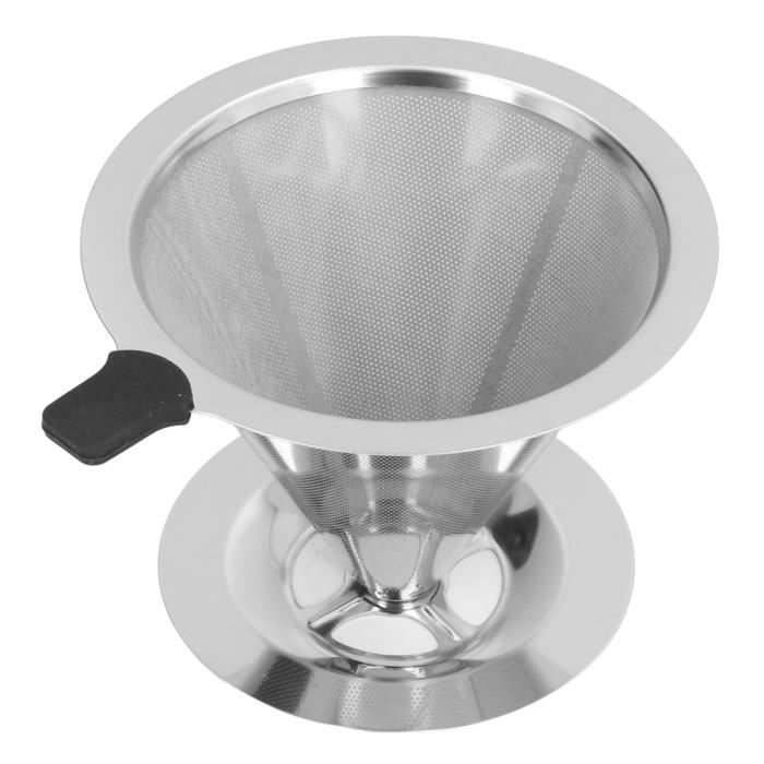 Café Réutilisable,Filtre Permanent À Main En Inox Avec Brosse De ...