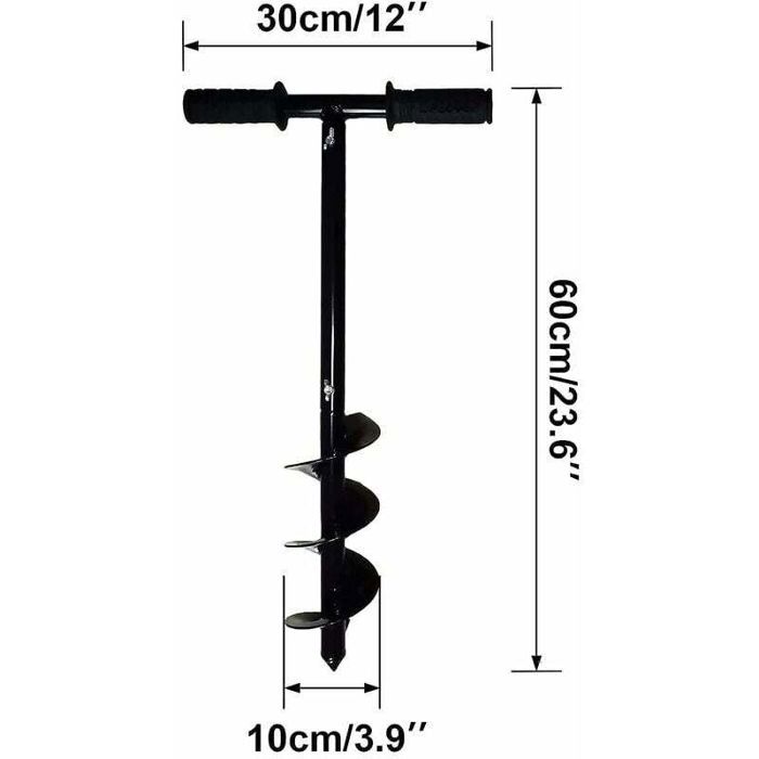 GABRIELLE Tarière de jardin manuelle, 10x60cm Tarières de jardin Foret ...