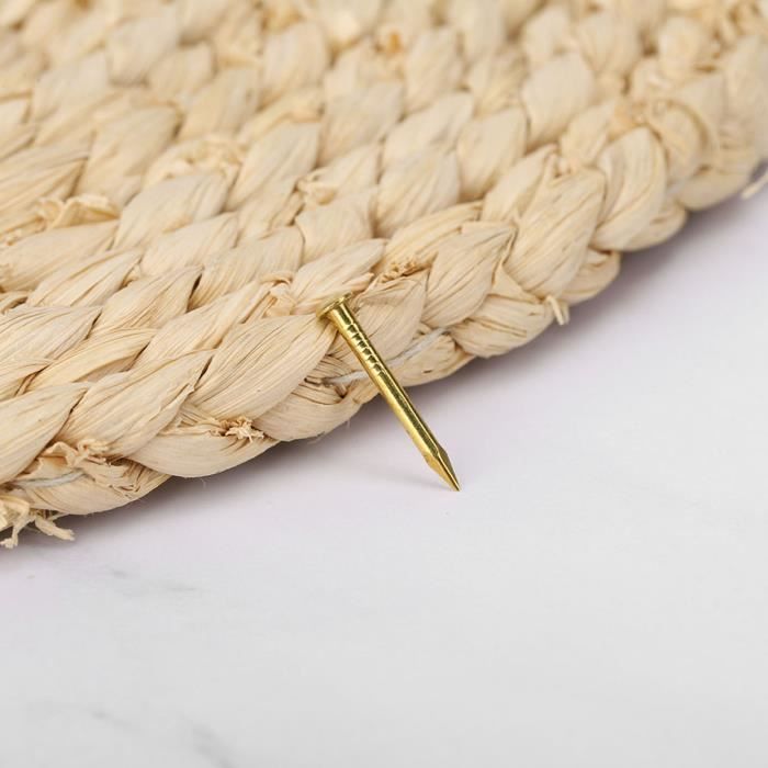 Clou À Tête Ronde 100Pcs Tête Ronde Clou Charnière De Meubles En Laiton ...