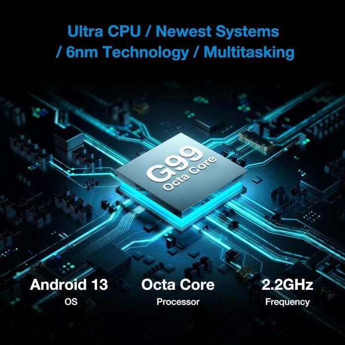 R10 Tablette Incassable Avec Stylet Android 13 10.36 Pouces 2.4K ...