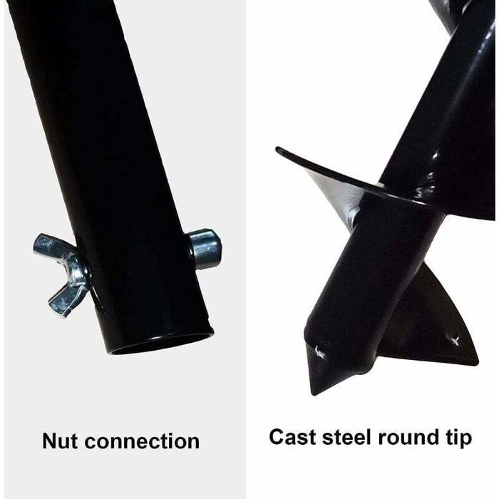 GABRIELLE Tarière de jardin manuelle, 10x60cm Tarières de jardin Foret ...