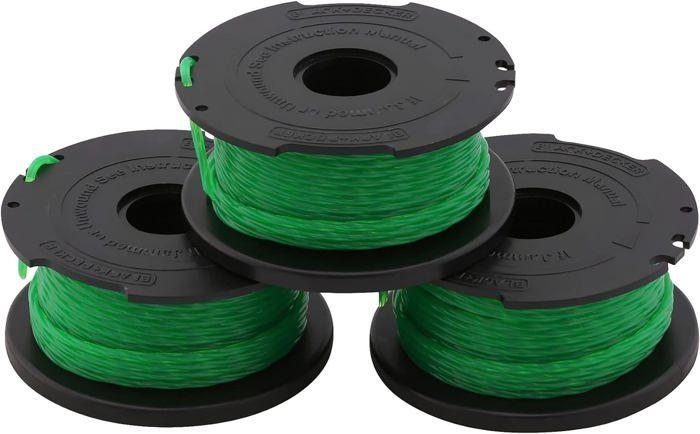 Coupe-Bordures Filaire 700W, Coupe-Bordures Electrique 33 cm & Lot de 3 Bobines de Rechange pour ...