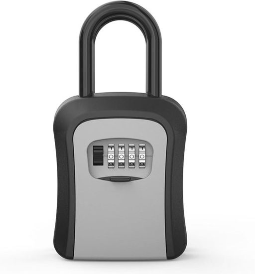 Key Lock Box 4-Digit Comation Key Storage Lock Box Portable Hangable ...