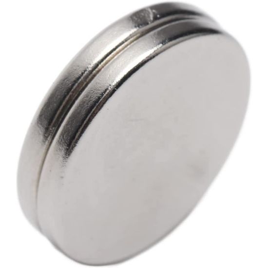Aimant Rond en néodyme, placage Puissant et Polyvalent à 3 Couches ...