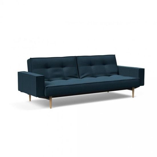 Canapé convertible SPLITBACK STYLETTO avec accoudoirs pieds fuseau ...