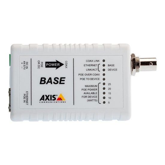 AXIS T8641 Ethernet Over Coax Base Unit PoE+ - Co… - Cdiscount Informatique