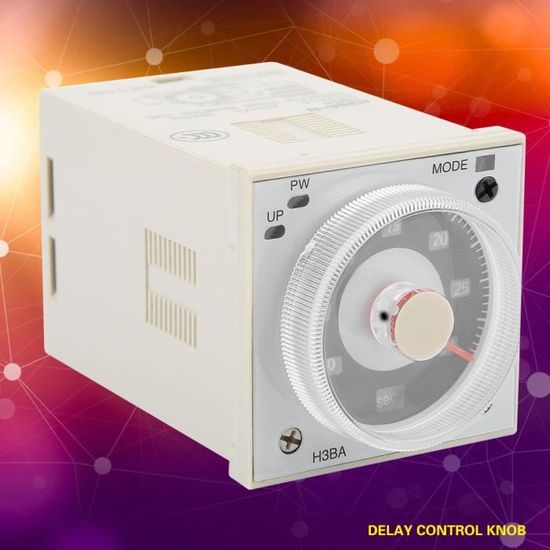 EJ.life Delay Timer Relay Relais de temporisation Nitrip H3BA-N Relais de minuterie Contrôle de ...
