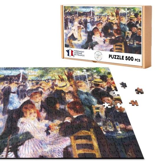 Puzzle Classique 500 pièces Auguste Renoir Bal du Moulin ...