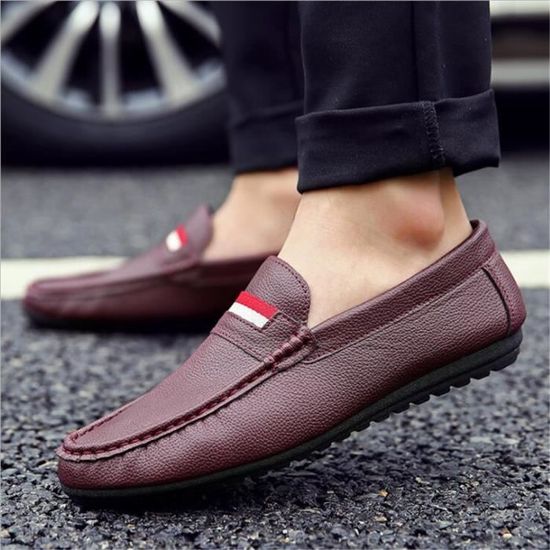 Moccasin Homme En Cuir 2017 Nouvelle arrivee Moccasins Confortable ...