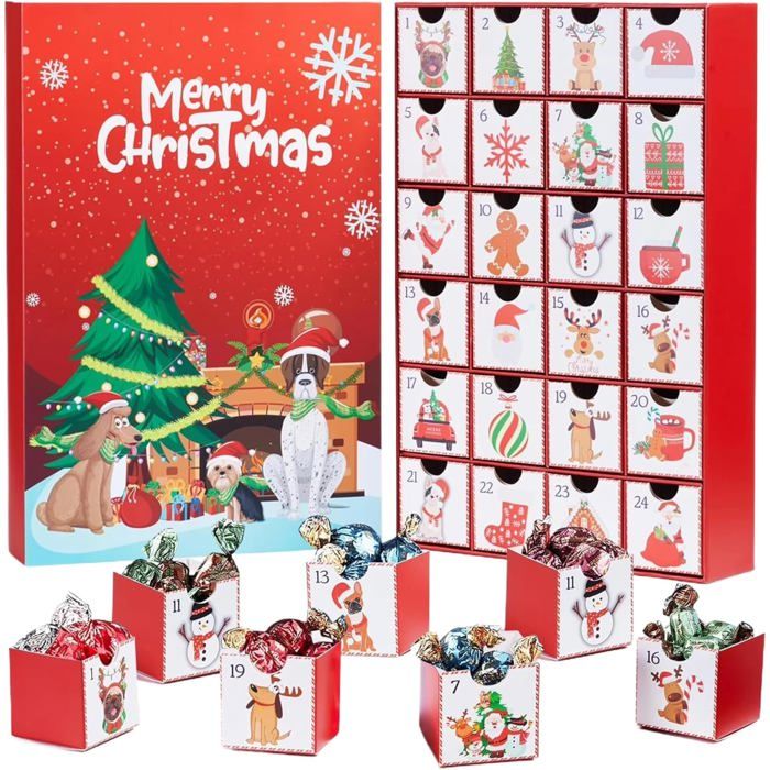 Calendrier de l'Avent de Noël 2024 Calendrier de Noël personnalisable à ...