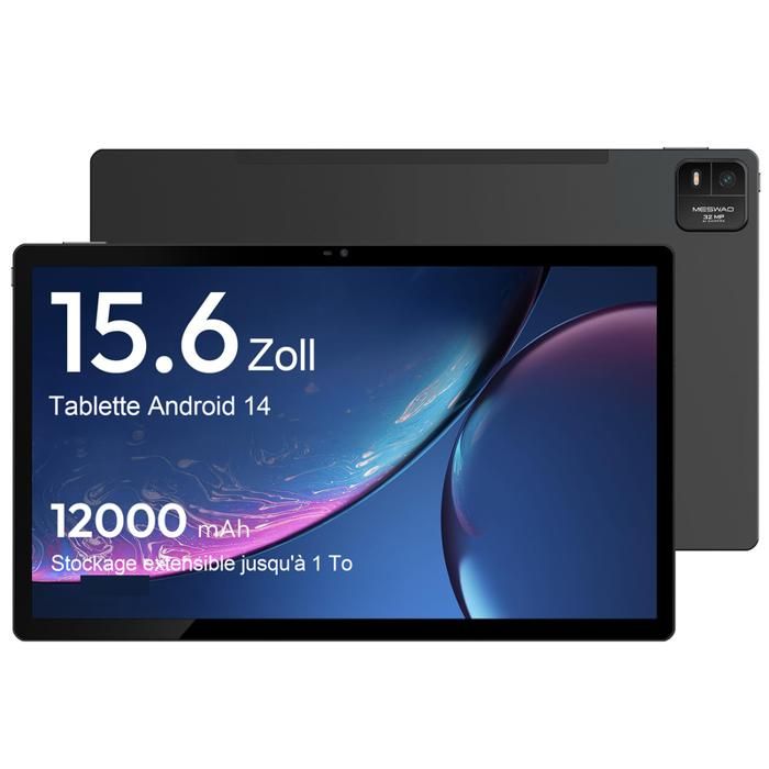 Tablette azamp 15,6 pouces, rapide 30 W, Octa-Core, 16+ 256 GB (1 To TF ...
