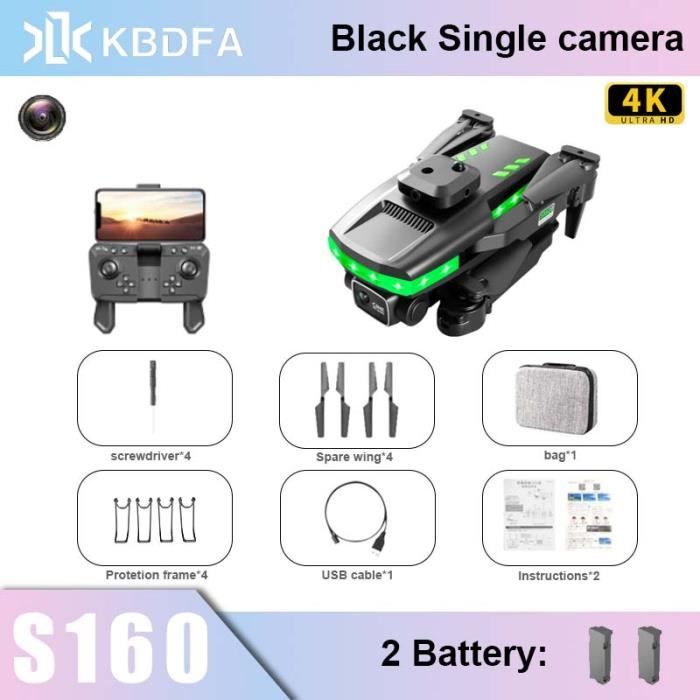 Noir-Simple C-2B-KBDFA Mini importateur professionnel S160 2023, caméra ...