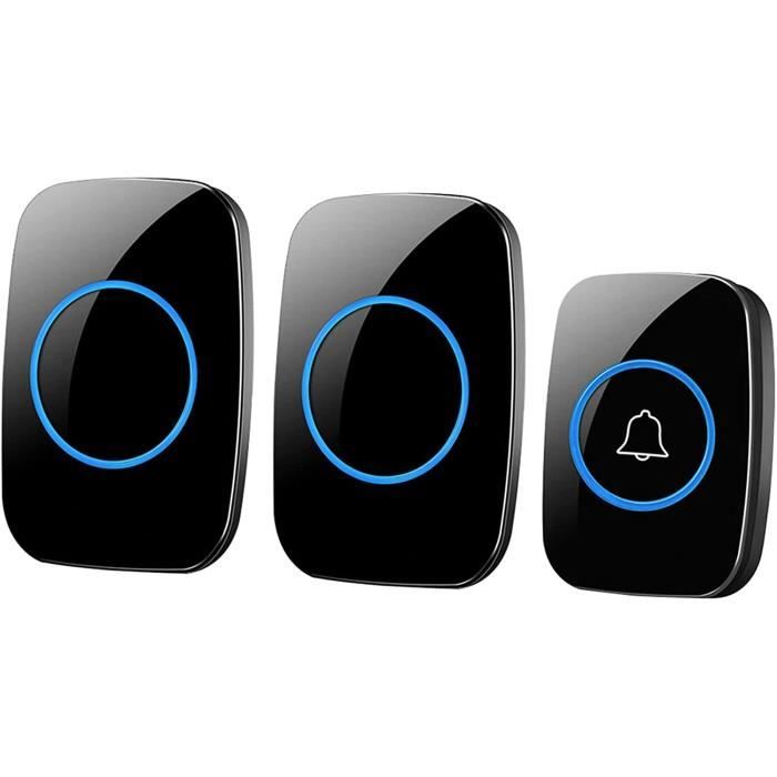 Sonnette Étanche, Ensemble De Sonnette Radio Portable, Sonnette Sans ...